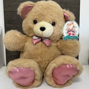 Dan Dee | Toys | Vintage Dandee Teddy Precious Bear Large 24 Plush Pink ...